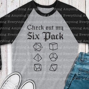 Check Out My Six Pack Svg, Dnd Svg, Dungeons and Dragons, Dungeon ...