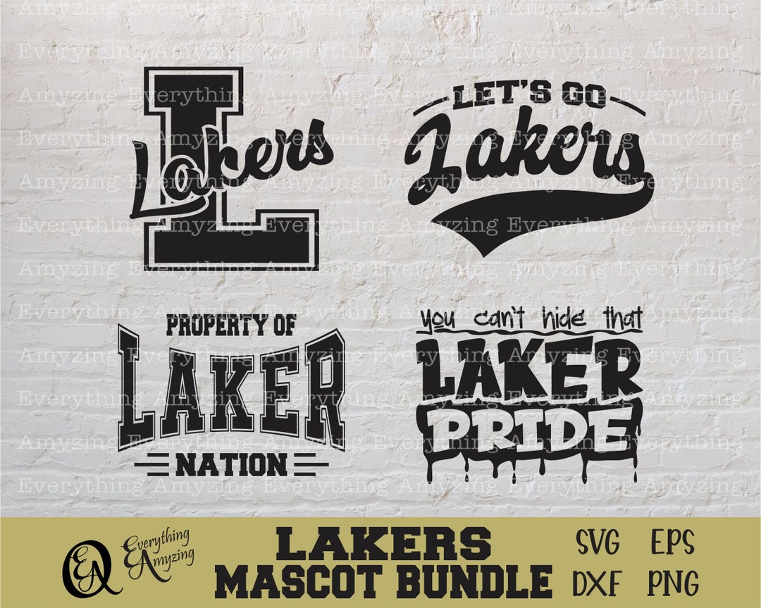 Lakers Mascot Bundle Svg, Lakers School Spirit Svg, Lakers Cheerleading ...