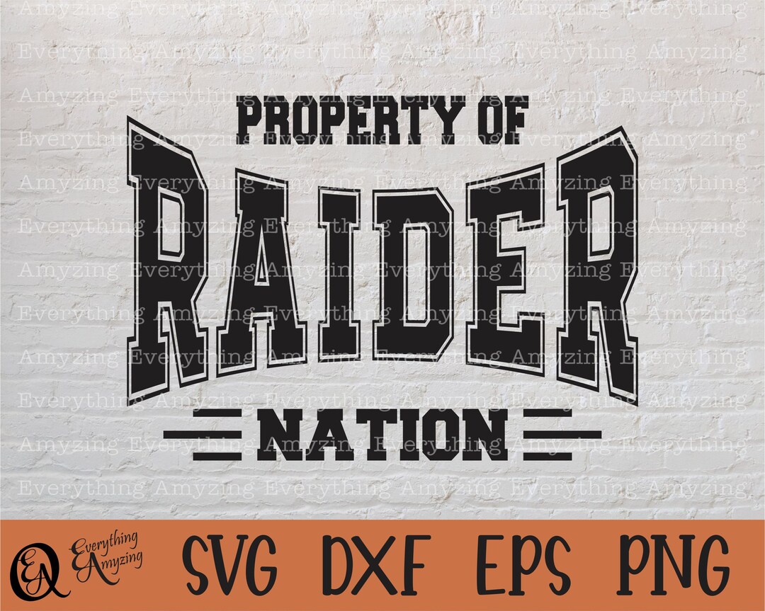 Raider Nation Svg Raiders Mascot Svg Raiders School Spirit - Etsy