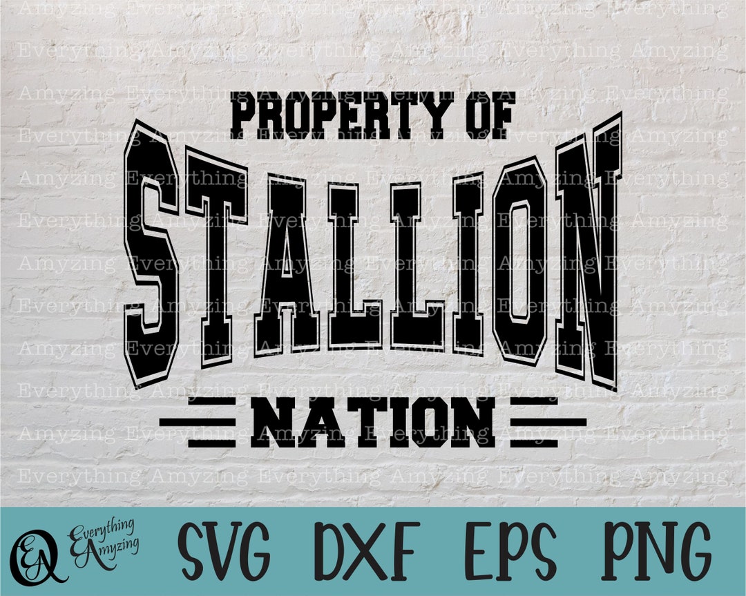Stallion Nation Svg, Stallions Mascot Svg, Stallions School Spirit Svg ...