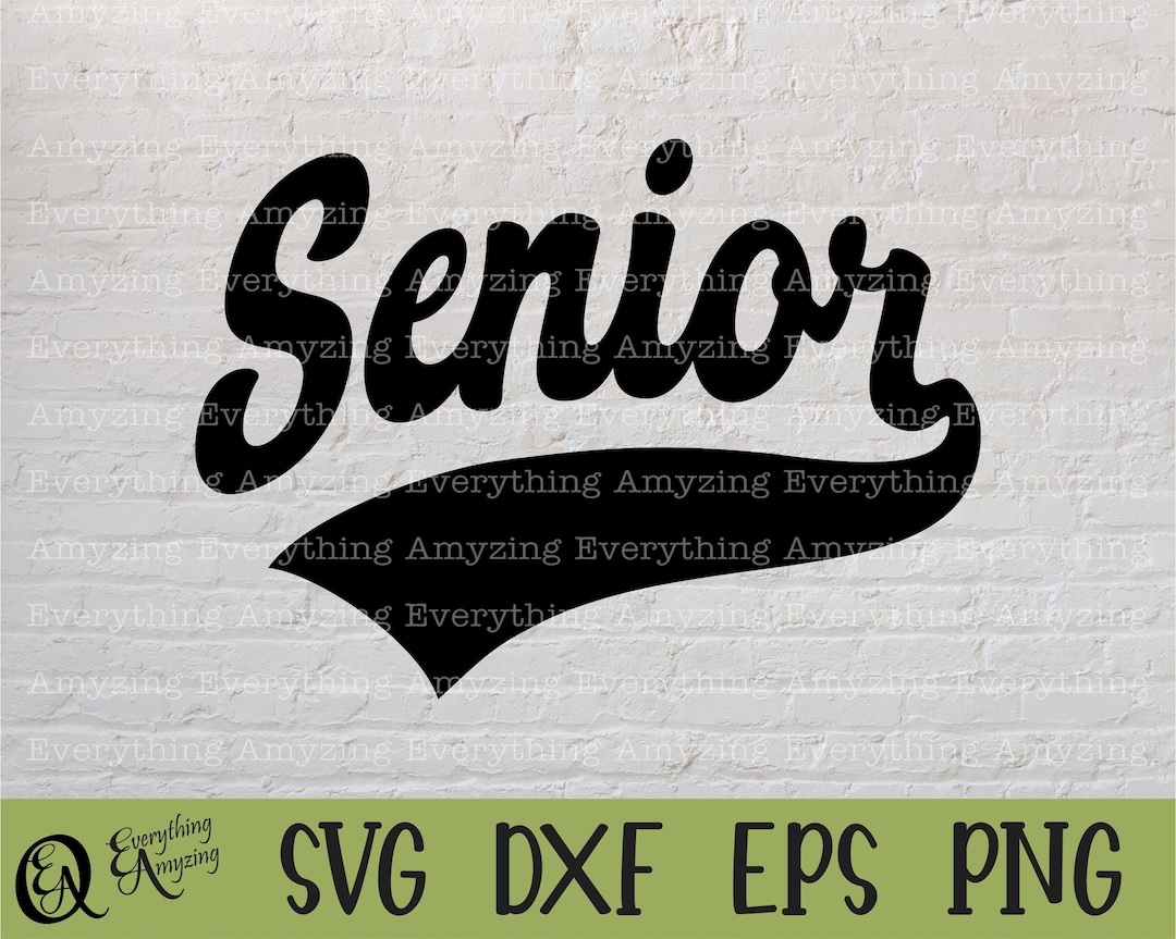 Senior Swoosh Svg, Senior Class Svg, High School Svg, Back to School ...