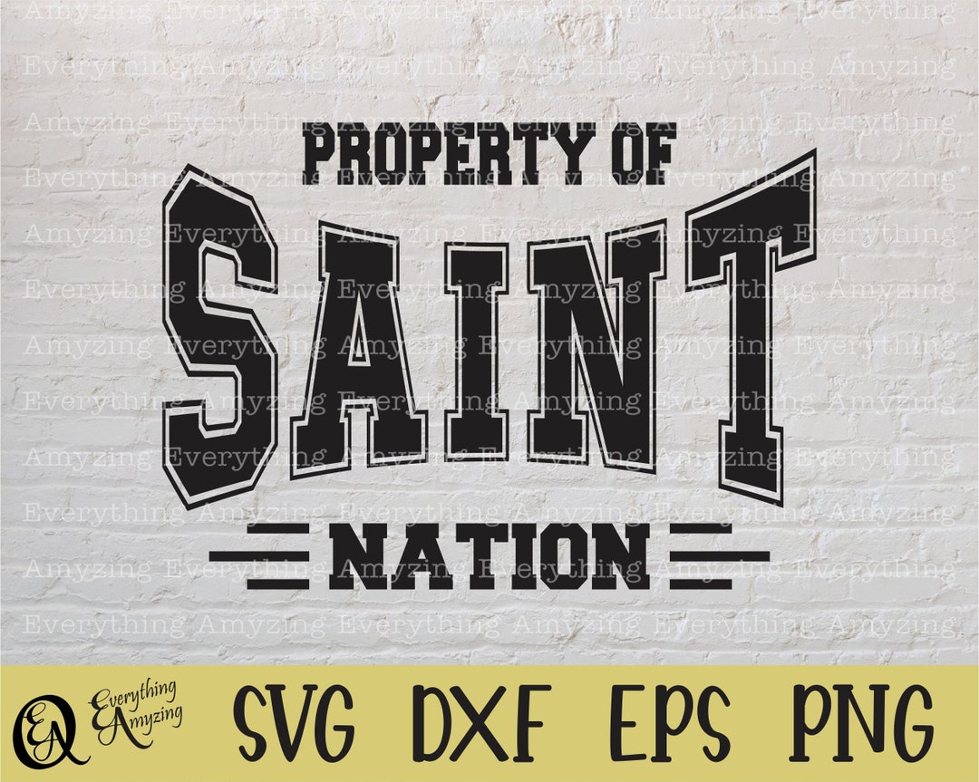 Saint Nation Svg, Saints Mascot Svg, Saints School Spirit Svg, Saints ...
