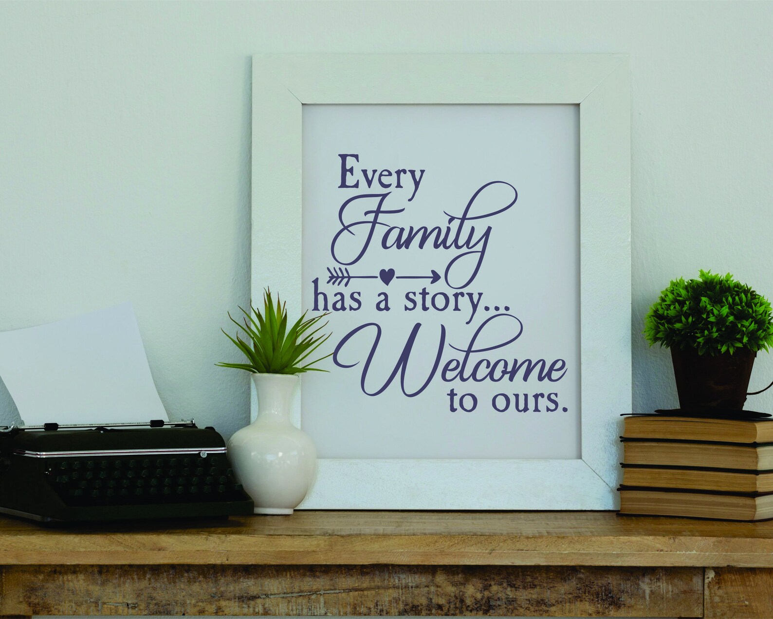 Every Family Has A Story Welcome to Ours SVG Family Sign SVG - Etsy