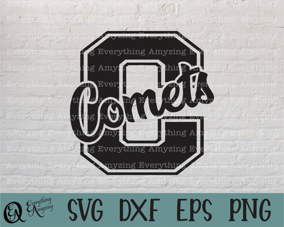 Comets Svg, Comets Mascot Svg, Comets School Spirit Svg, Comets ...