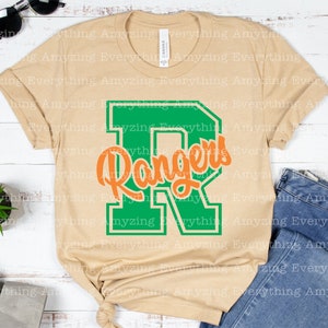 Rangers Svg, Rangers Mascot Svg, Rangers School Spirit Svg, Rangers ...