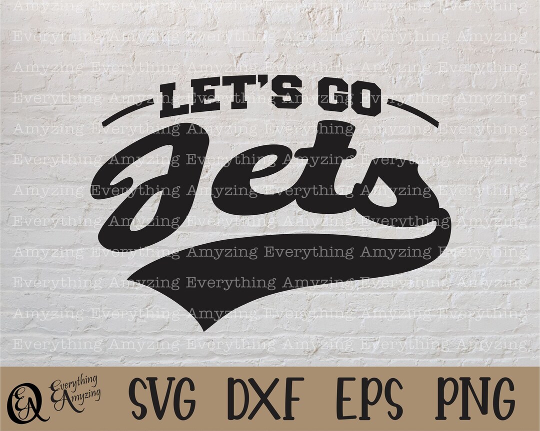 Let's Go Jets Svg, Jets Mascot Svg, Jets School Spirit Svg, Jets ...