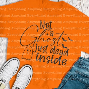 Not a Ghost Design Svg, Cricut Svg, Silhouette Svg, Halloween Svg ...