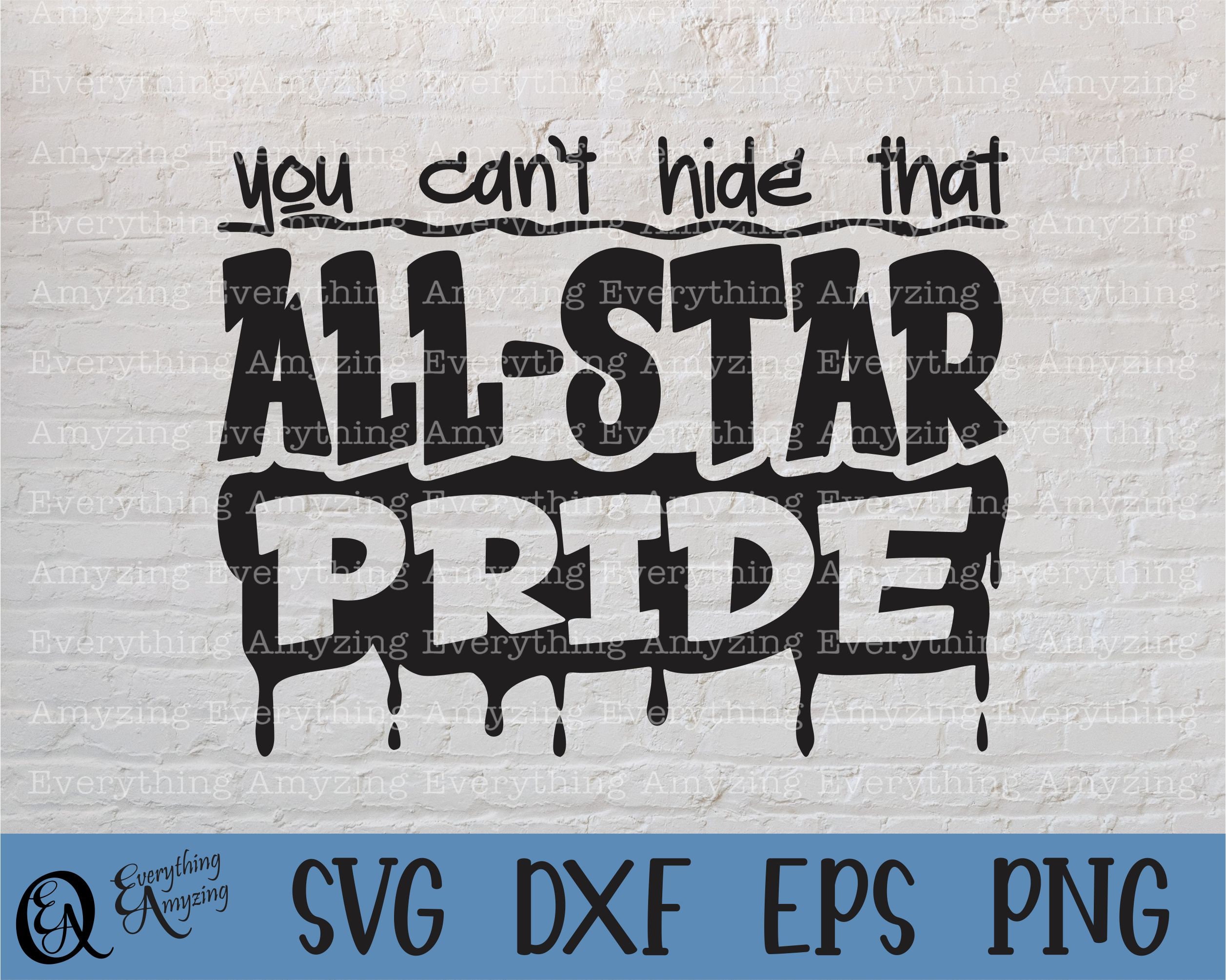 All Star Pride Svg, All-stars Mascot Svg, All Star School Spirit Svg ...