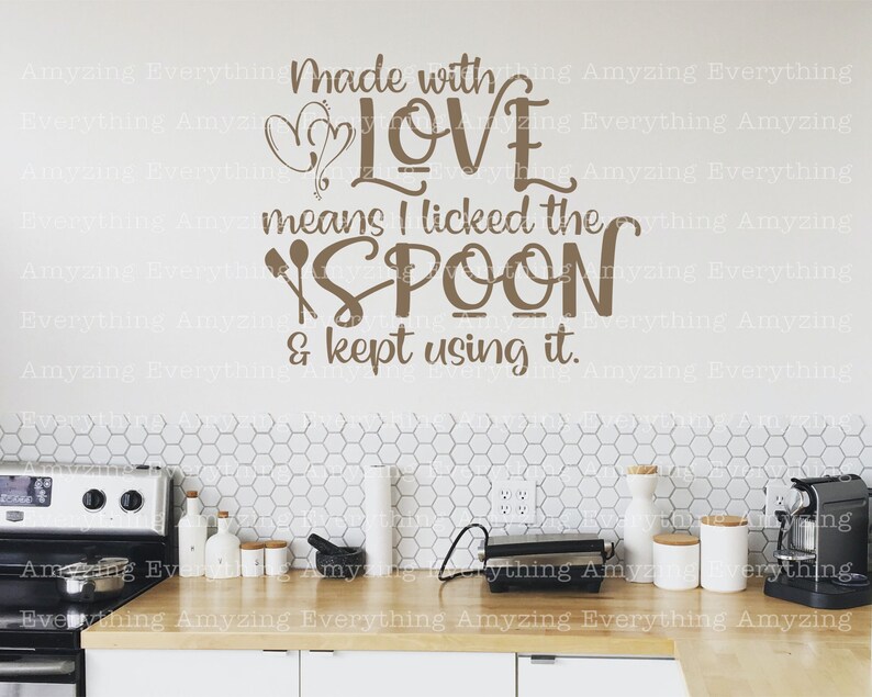 Licked the Spoon Svg Made With Love Svg Baking Svg Cooking - Etsy