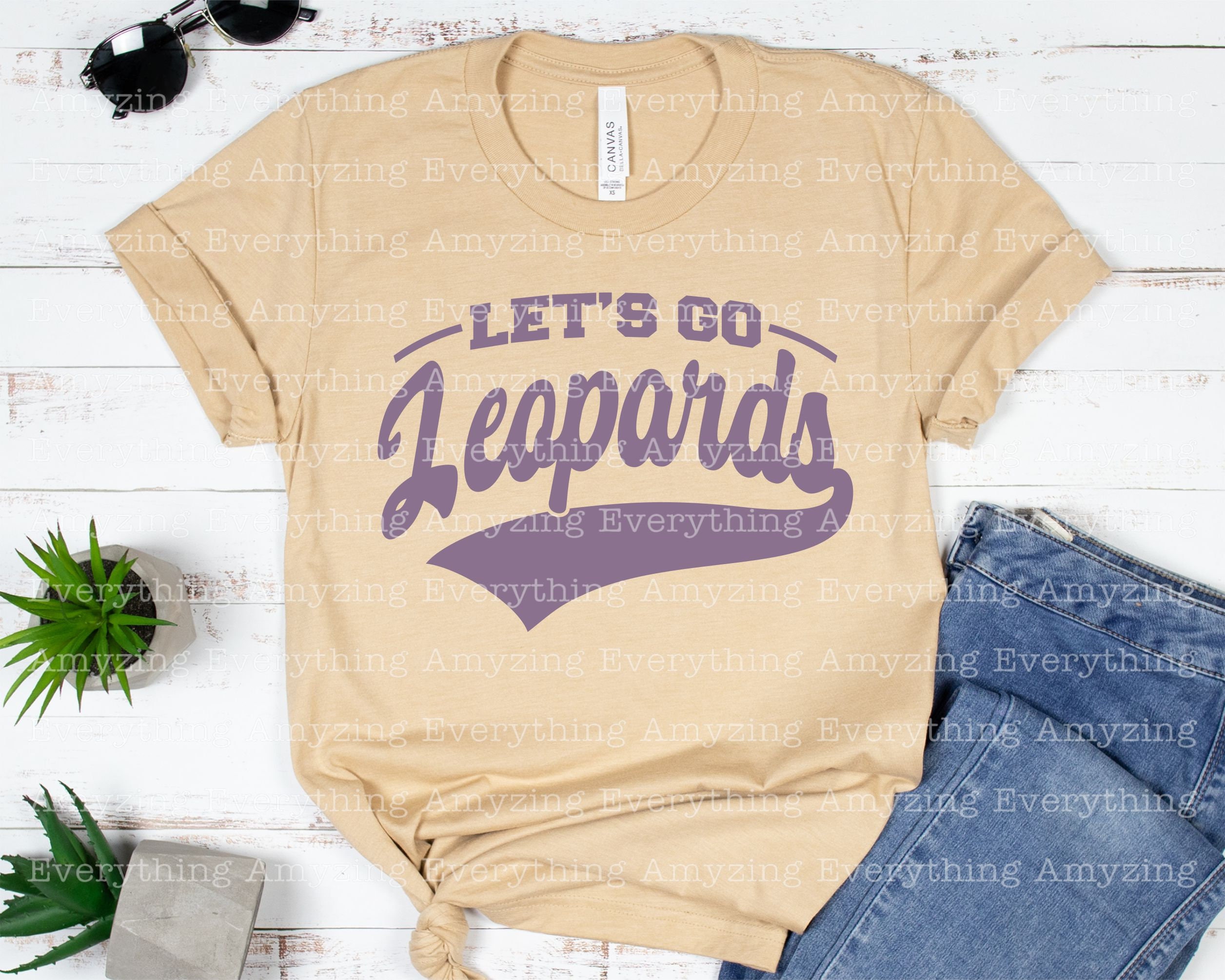 Let's Go Leopards Svg, Leopards Mascot, Leopards School Spirit Svg ...