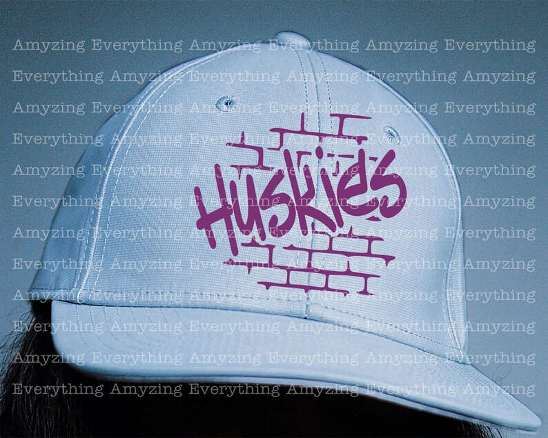 Huskies Graffiti Svg, Huskies Mascot Svg, Husky School Spirit, Huskies ...