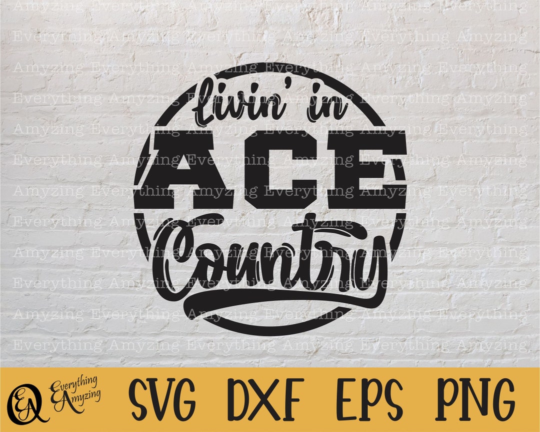 Ace Country Svg, Aces Mascot Svg, Aces School Spirit Svg, Aces ...