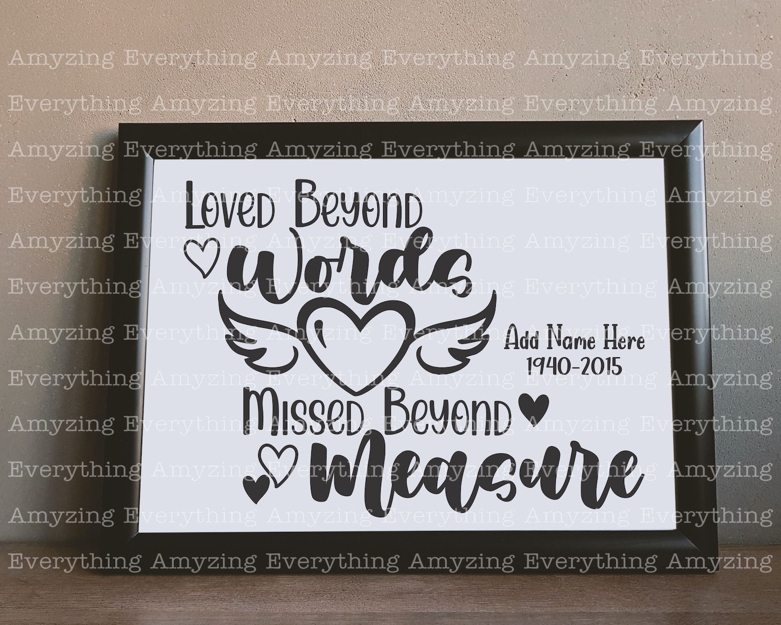 Loved Beyond Words Missed Beyond Measure Svg Rest in Peace - Etsy