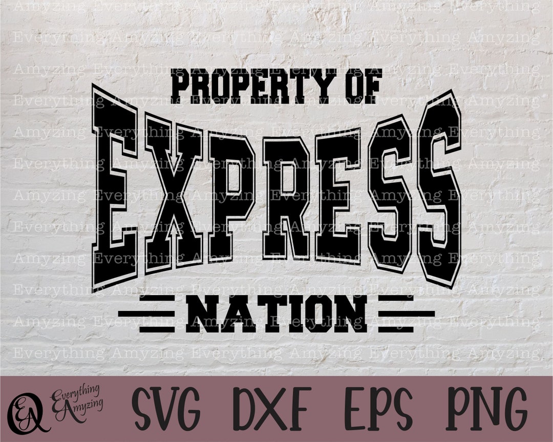 Express Nation Svg, Express Mascot Svg, Express School Spirit Svg ...