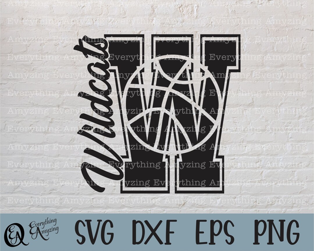 Wildcats Basketball Svg, Wildcats Mascot Svg, Wildcats School ...