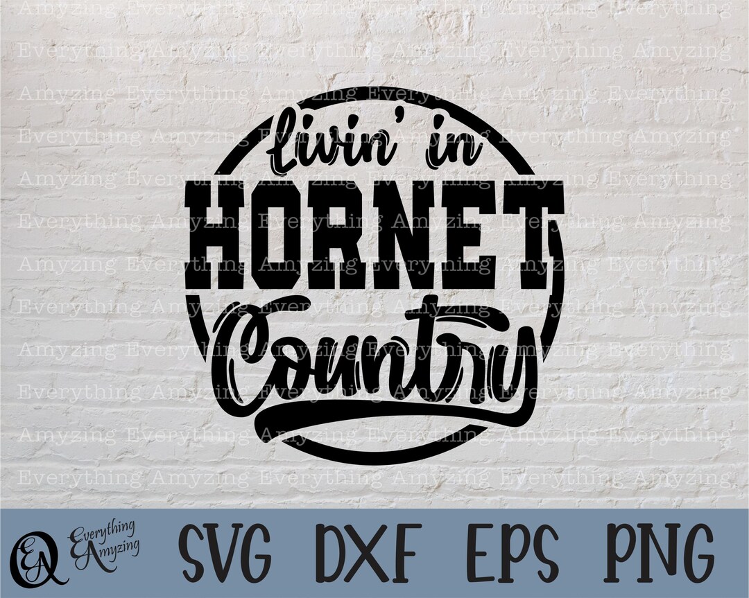 Hornet Country Svg, Hornets Mascot Svg, Hornets School Spirit Svg ...