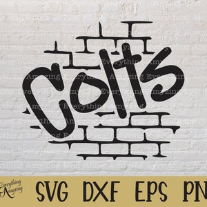 Colts Graffiti Svg, Colts Mascot Svg, Colt School Spirit Svg, Colts ...