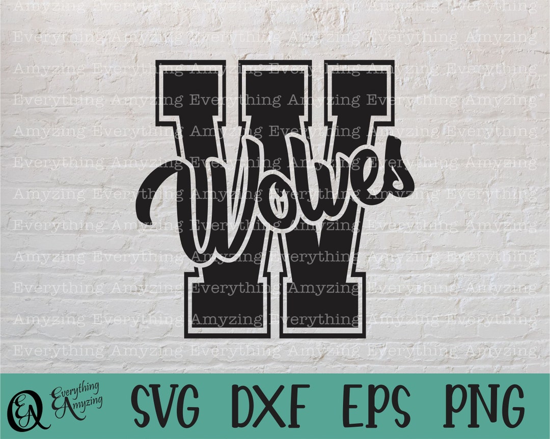 Wolves Svg, Wolves Mascot Svg, Wolves School Spirit Svg, Wolves ...