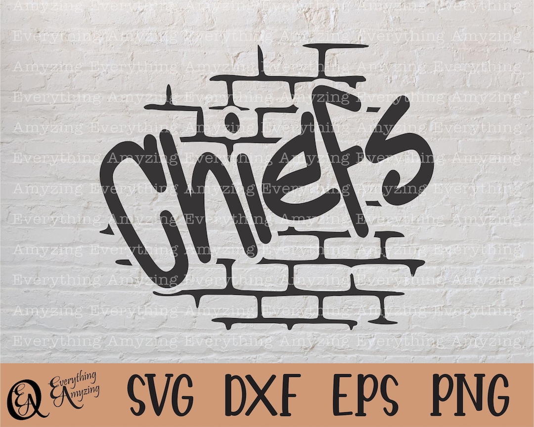 Chiefs Graffiti Svg, Chiefs Mascot Svg, Chiefs School Spirit Svg, High ...