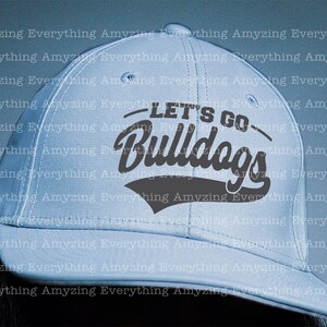 Let's Go Bulldogs Svg, Bulldogs Mascot Svg, Bulldogs School Spirit Svg ...
