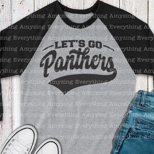 Let's Go Panthers Svg, Panthers Mascot Svg, Panthers School Spirit Svg ...