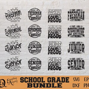 High School Class Bundle Svg, Freshman Svg, Sophomore Svg, Junior Svg ...