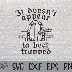 Trapped Svg, Dungeons and Dragons, Dungeon Master, Dice Dnd, Dnd Mimic ...