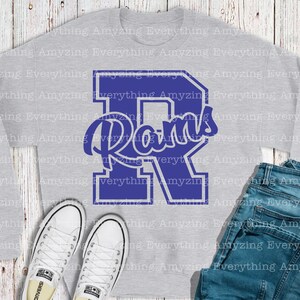 Rams Svg, Rams Mascot Svg, Rams School Spirit Svg, Rams Cheerleading ...