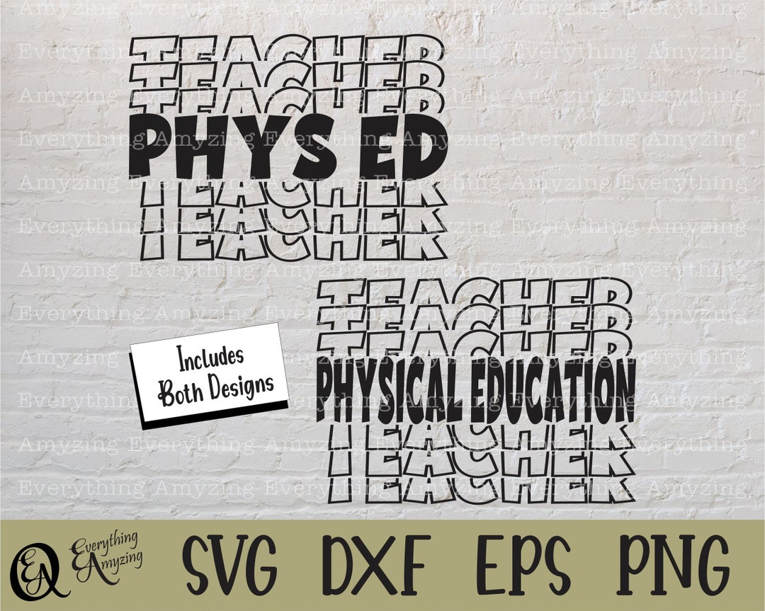 Physical Education Teacher Svg, Phys Ed Teacher Svg, PE Teacher Svg ...