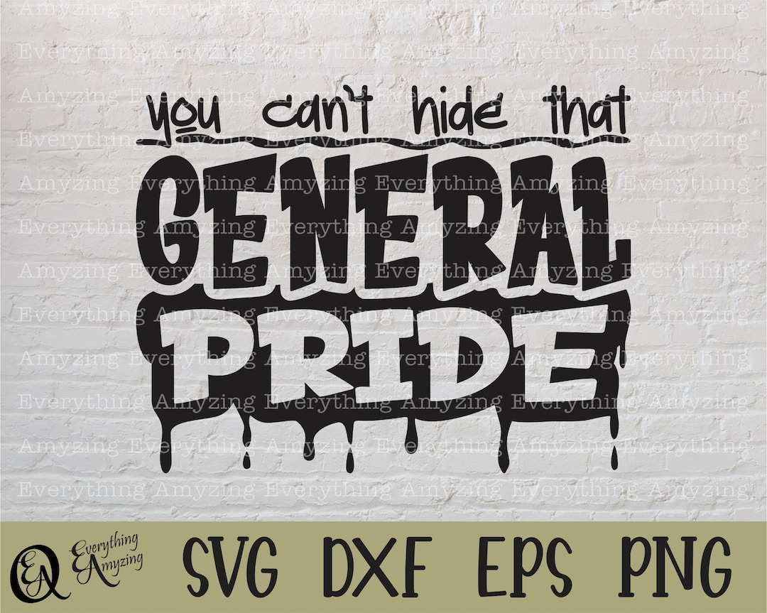 General Pride Svg, Generals Mascot Svg, Generals School Spirit Svg ...