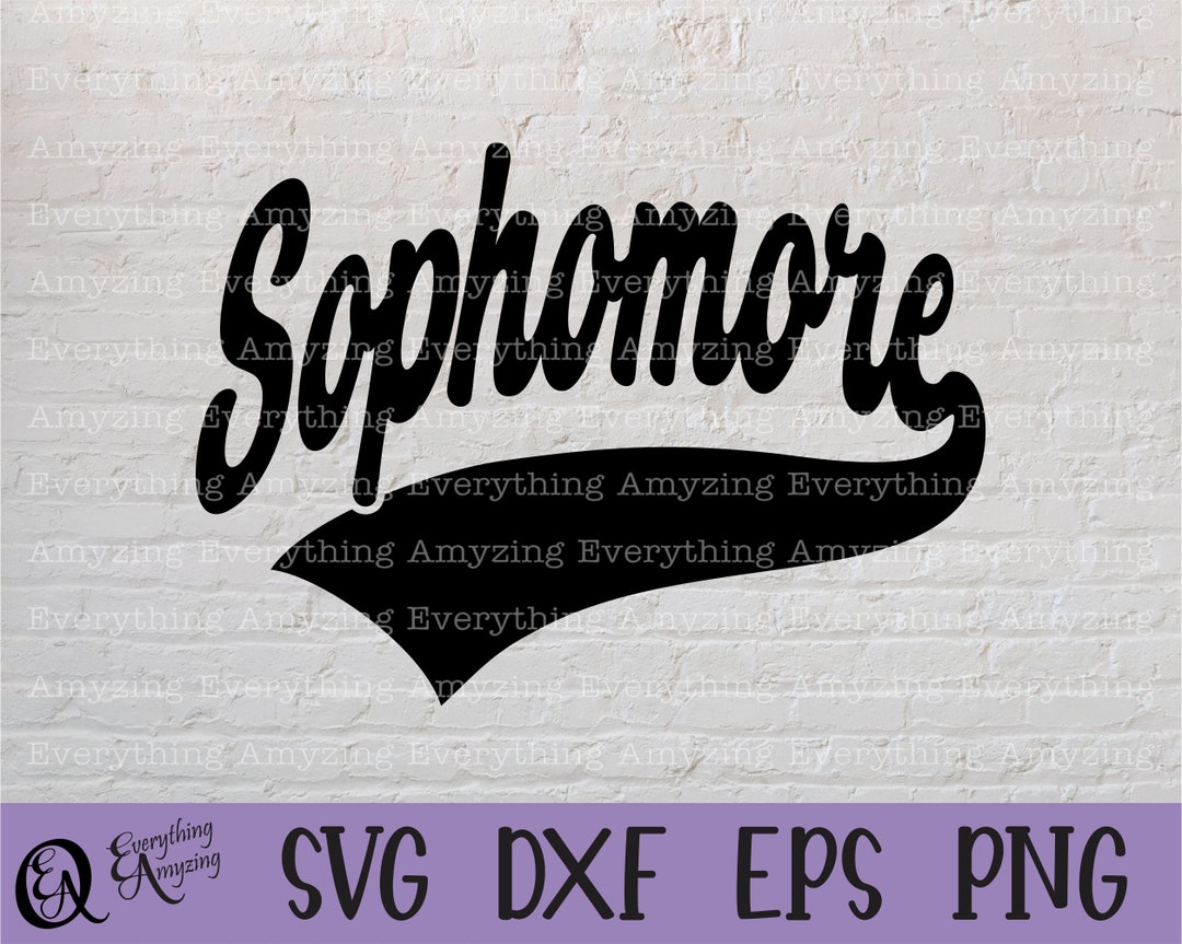 Sophomore Swoosh Svg, Sophomore Class Svg, High School, Back to School ...
