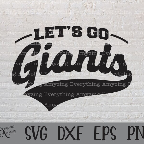 Lets Go Giants - Etsy