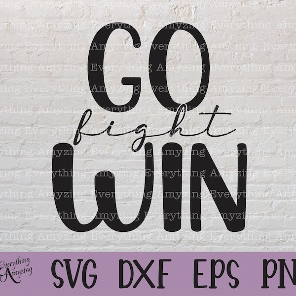 Go Fight Win - Etsy