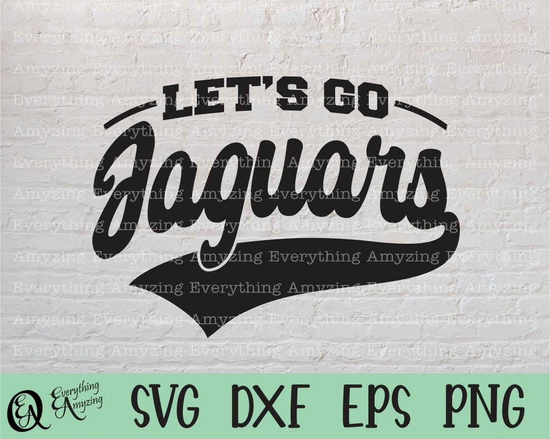 Let's Go Jaguars Svg, Jaguars Mascot Svg, Jaguars School Spirit ...