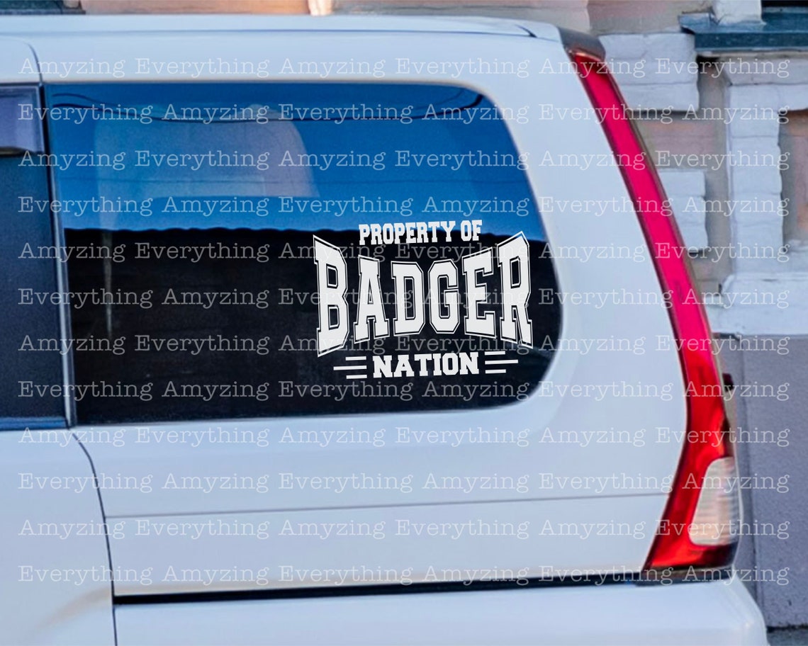 Badger Nation Svg, Badgers Mascot Svg, Badgers School Spirit Svg ...