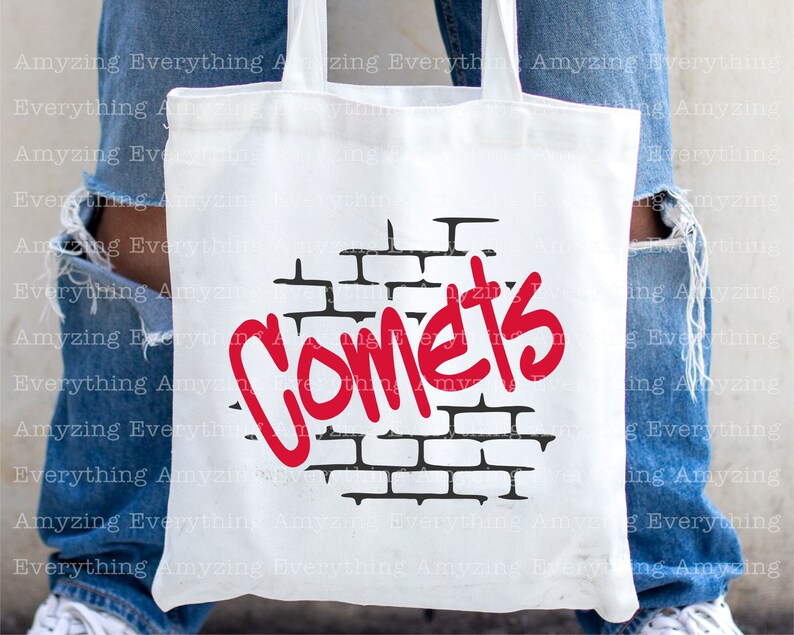 Comets Graffiti Svg, Comets Mascot Svg, Comets School Spirit Svg, High ...