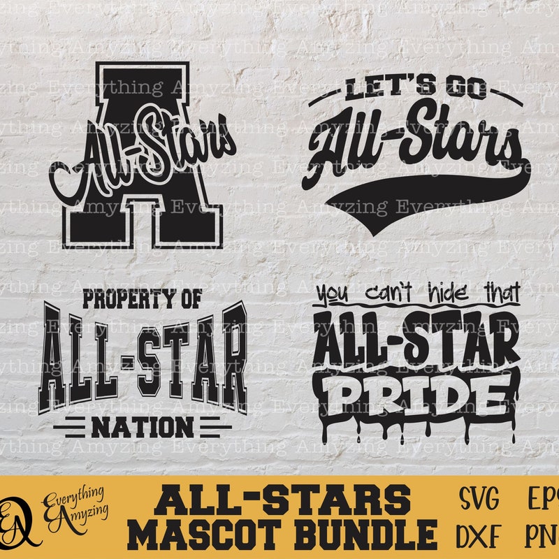 All Stars Svg - Etsy