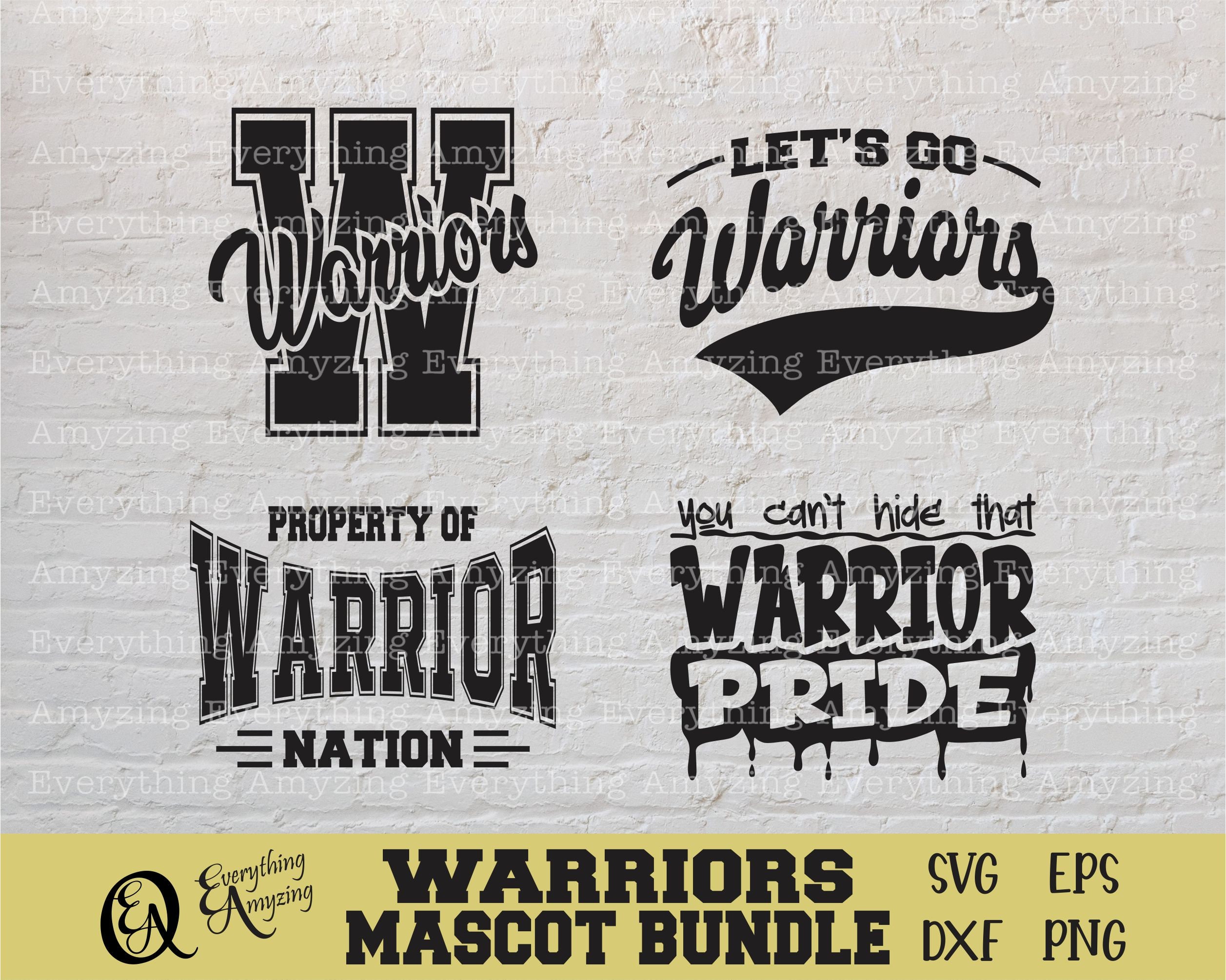 Warrior Word Art