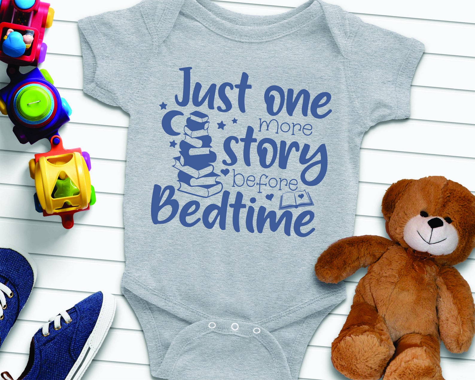 Just One More Story Svg Books Svg Book Life Svg Bedtime - Etsy