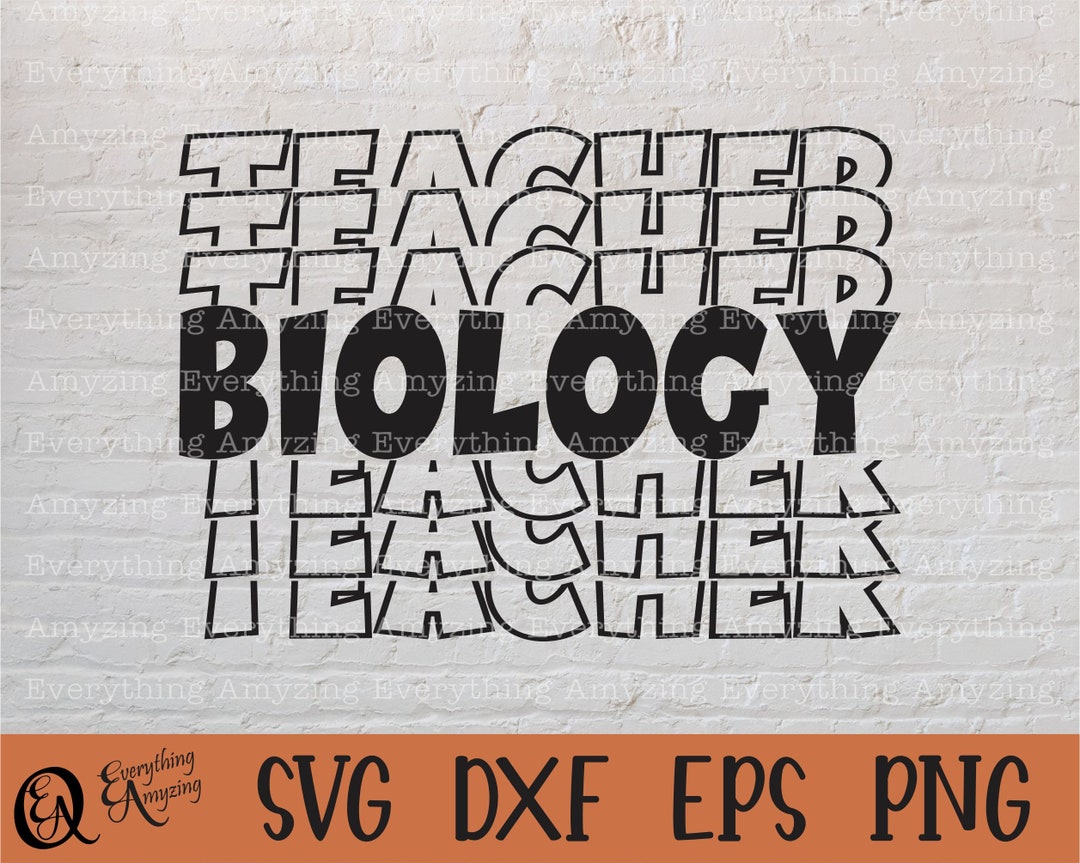 Biology Teacher Svg, Science Teacher Svg, Biology Class Svg, High ...