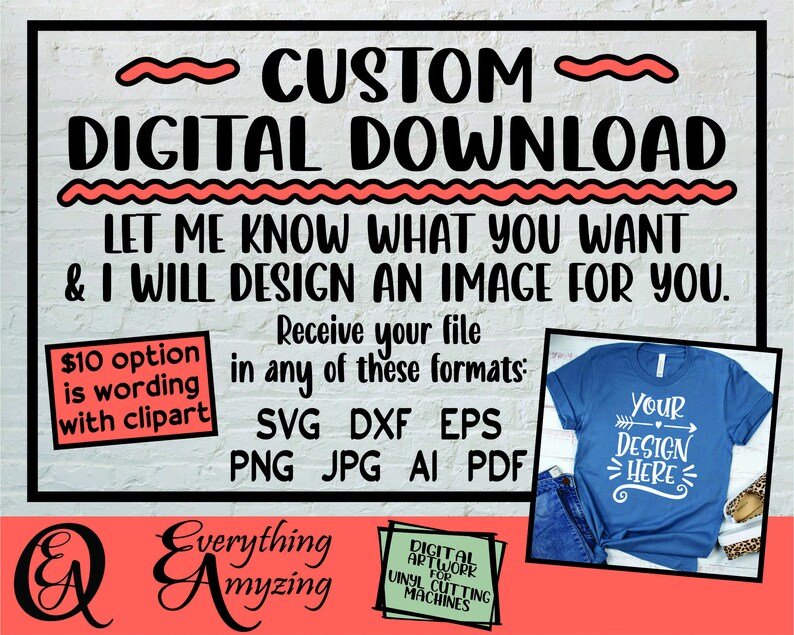 Custom Digital Download Svg Custom PNG Artwork Svg Custom - Etsy