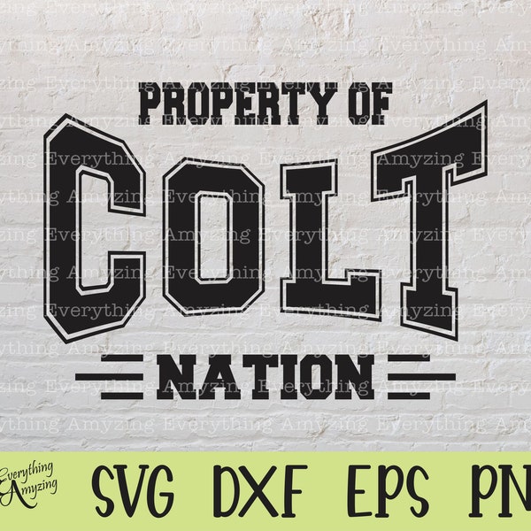 Colts Nation Svg - Etsy