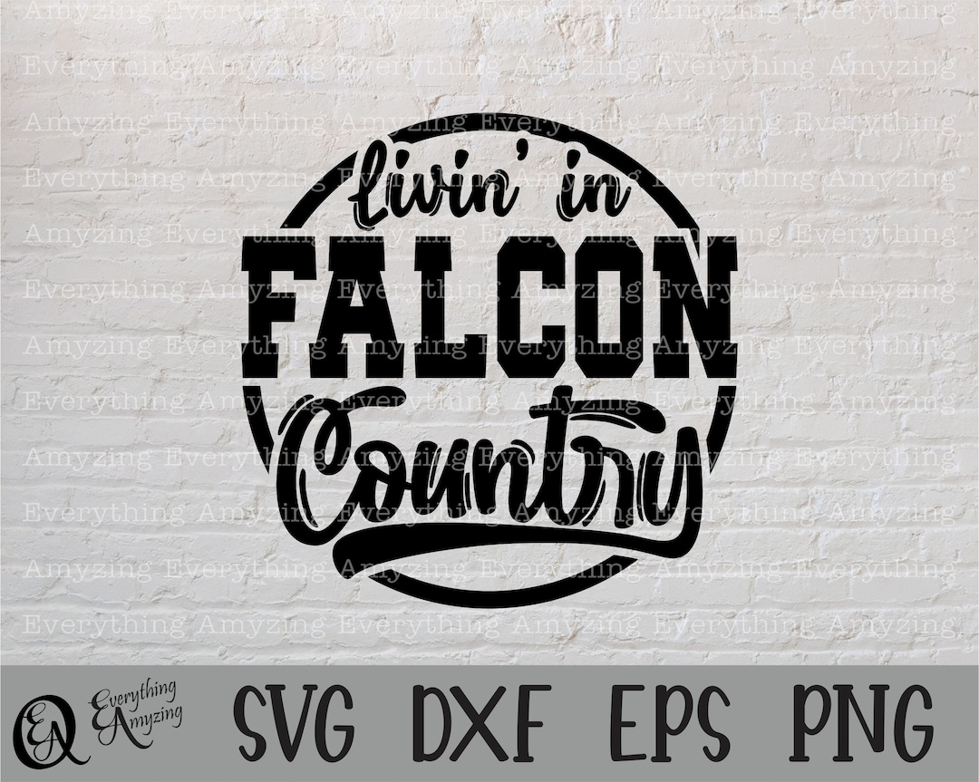 Falcon Country Svg, Falcons Mascot Svg, Falcons School Spirit Svg ...