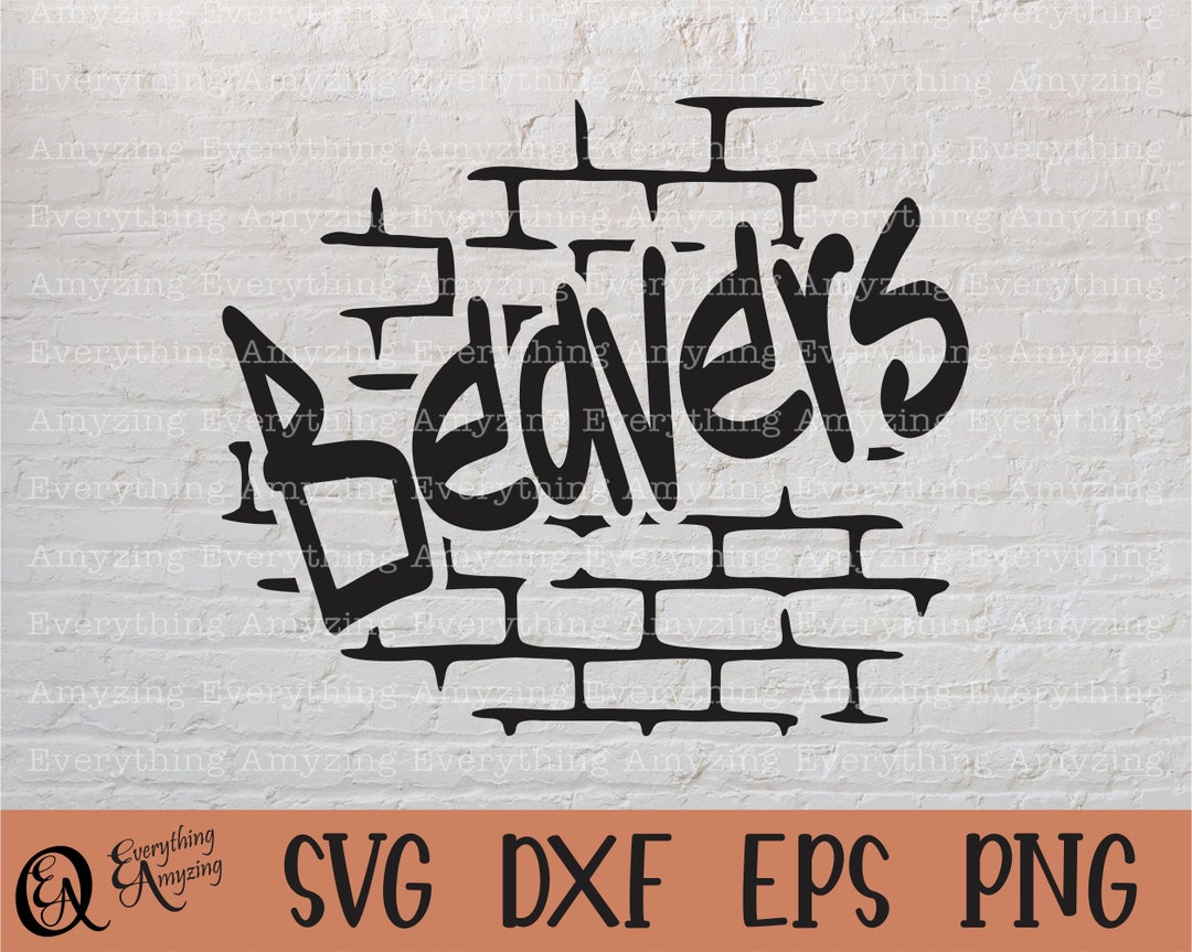 Beavers Graffiti Svg, Beavers Mascot Svg, Beaver School Spirit, Beavers ...