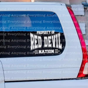 Red Devils Mascot Bundle Svg, Red Devils School Spirit Svg, Red Devils Cheerleading Svg, Red ...