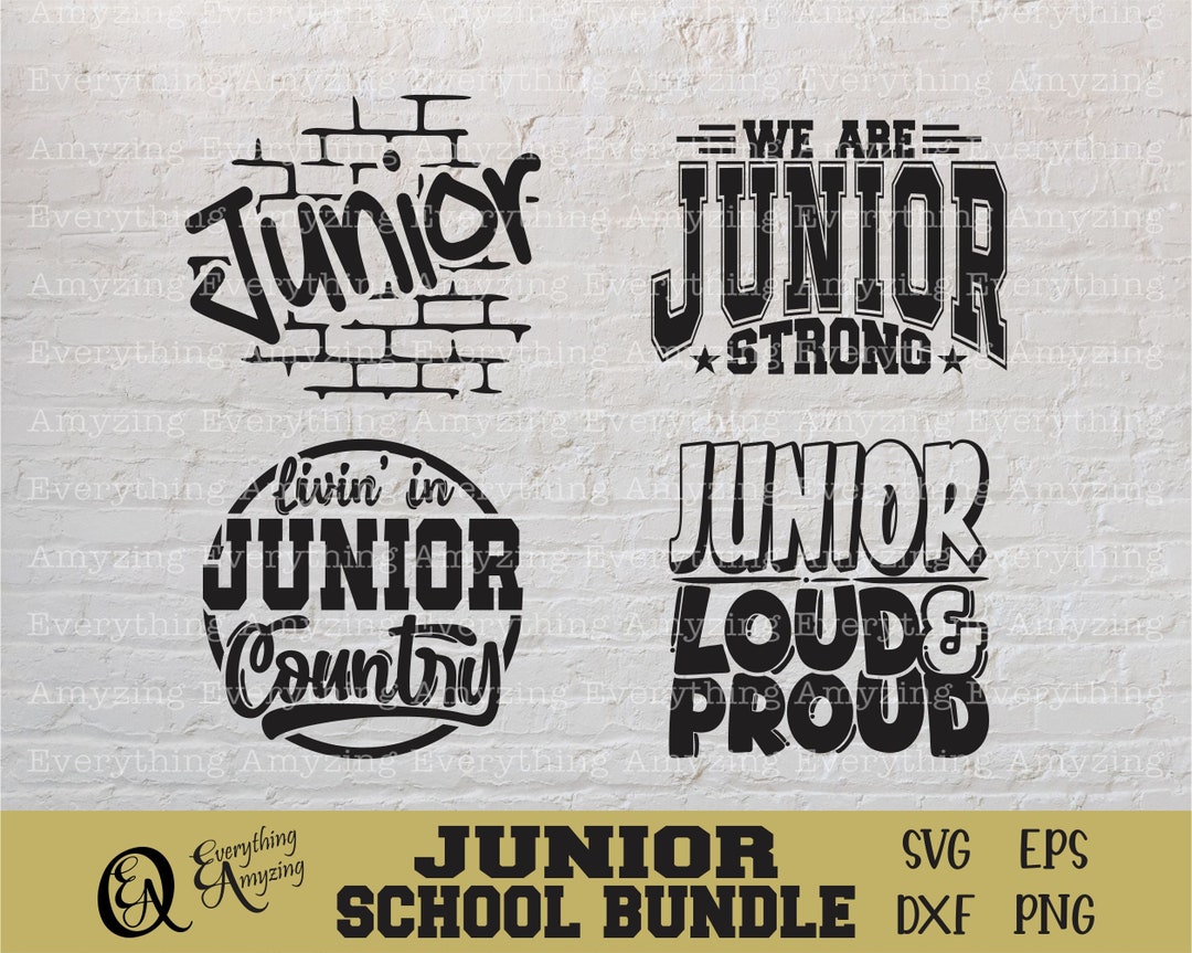 Junior Class Bundle Svg, High School Junior Svg, Back to School Svg ...