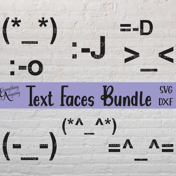 Emoji Text Svg - Etsy