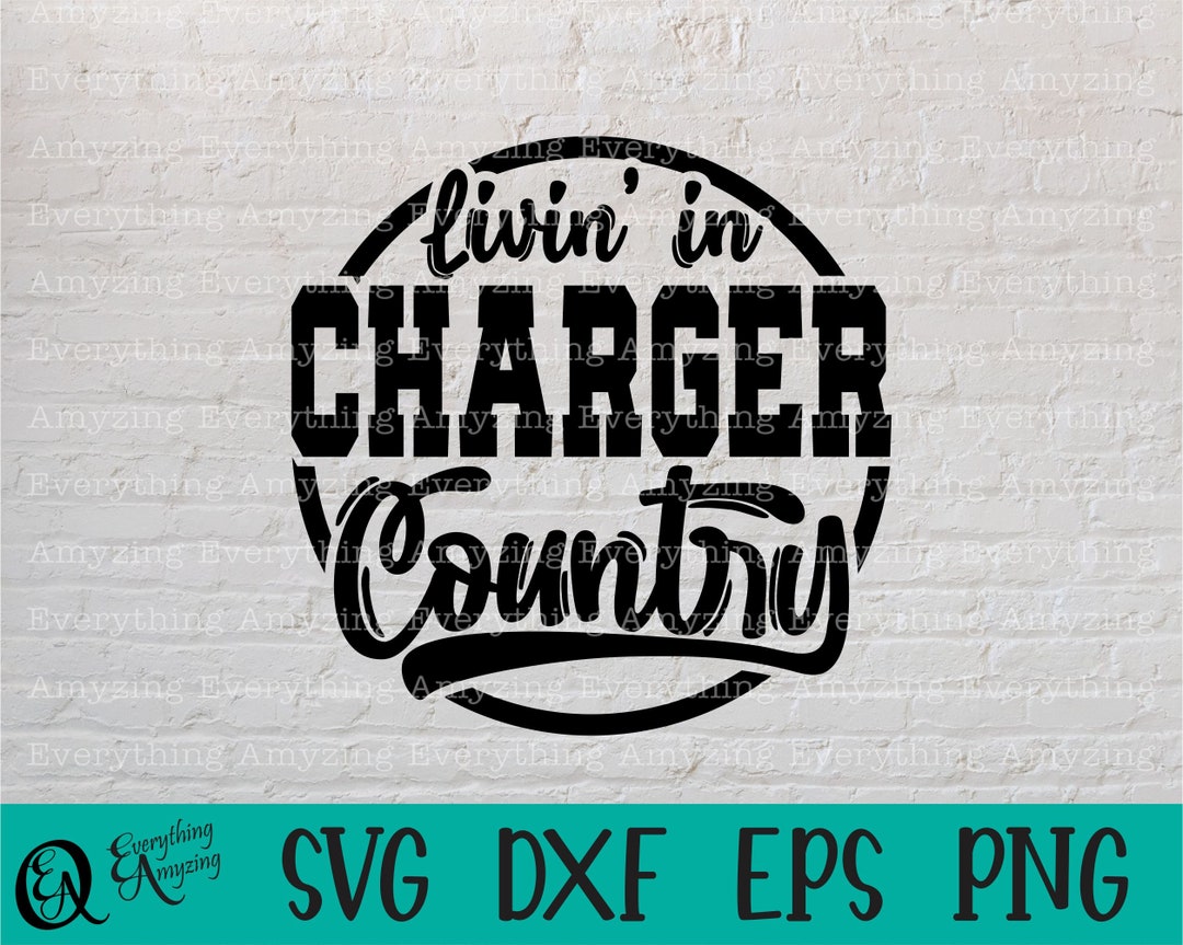 Charger Country Svg, Chargers Mascot Svg, Chargers School Spirit Svg ...