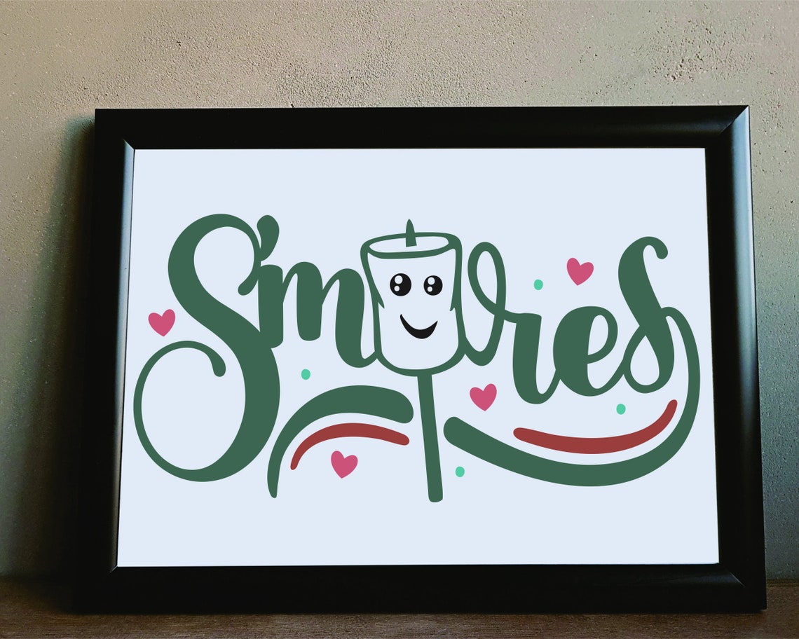 Smores Svg Smore Svg Camping Svg Campfire Svg Bonfire Svg - Etsy