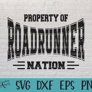 Roadrunner Nation Svg, Roadrunners Mascot Svg, Roadrunners School ...